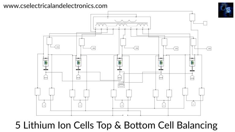 5 Lithium Ion Cells Top & Bottom Cell Balancing, Active Cell Balancing 5 Lithium Ion Cells Top & Bottom Cell Balancing, Active Cell Balancing